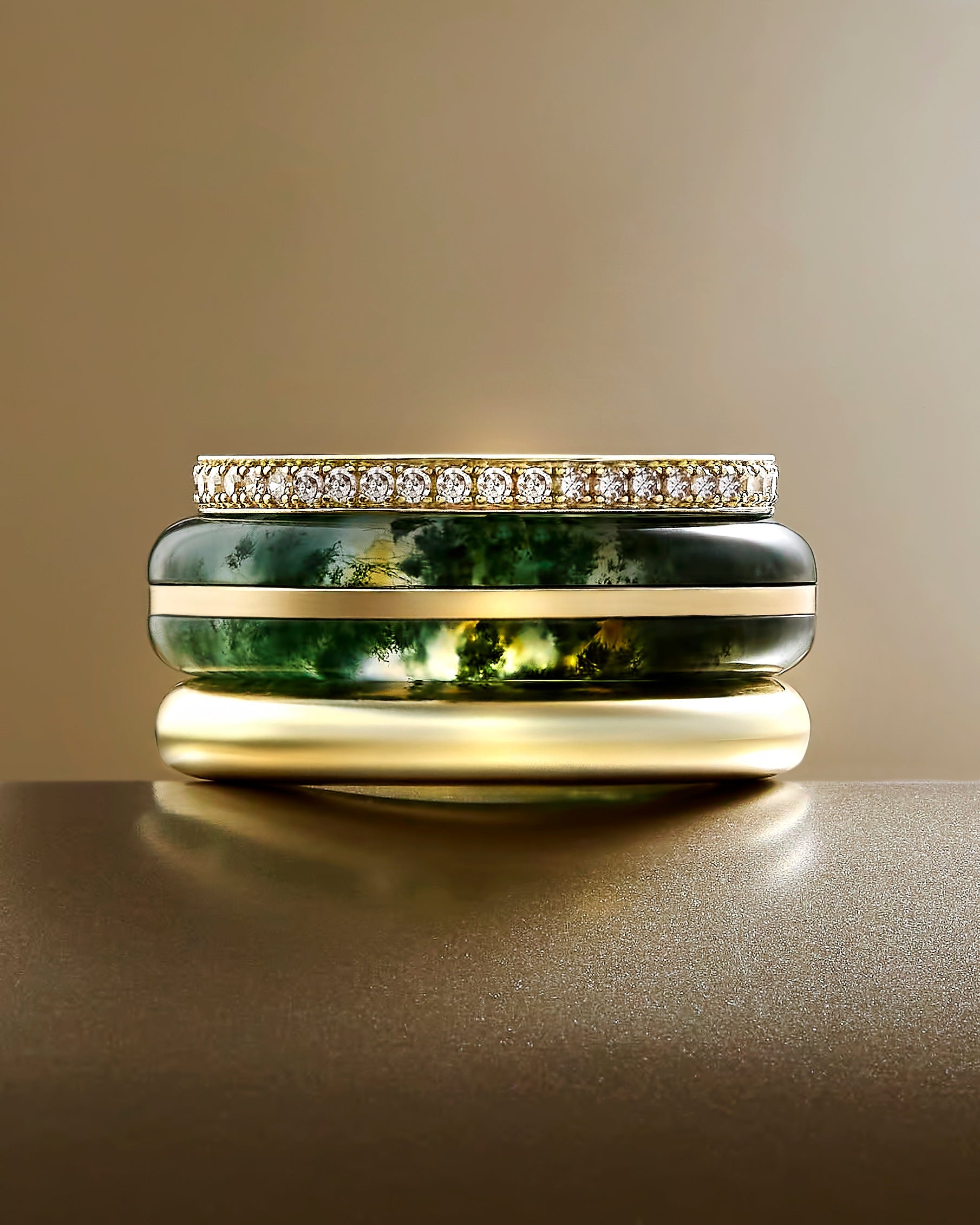 By Pariah | Ring Stacks Gemstone, Diamond & Gold